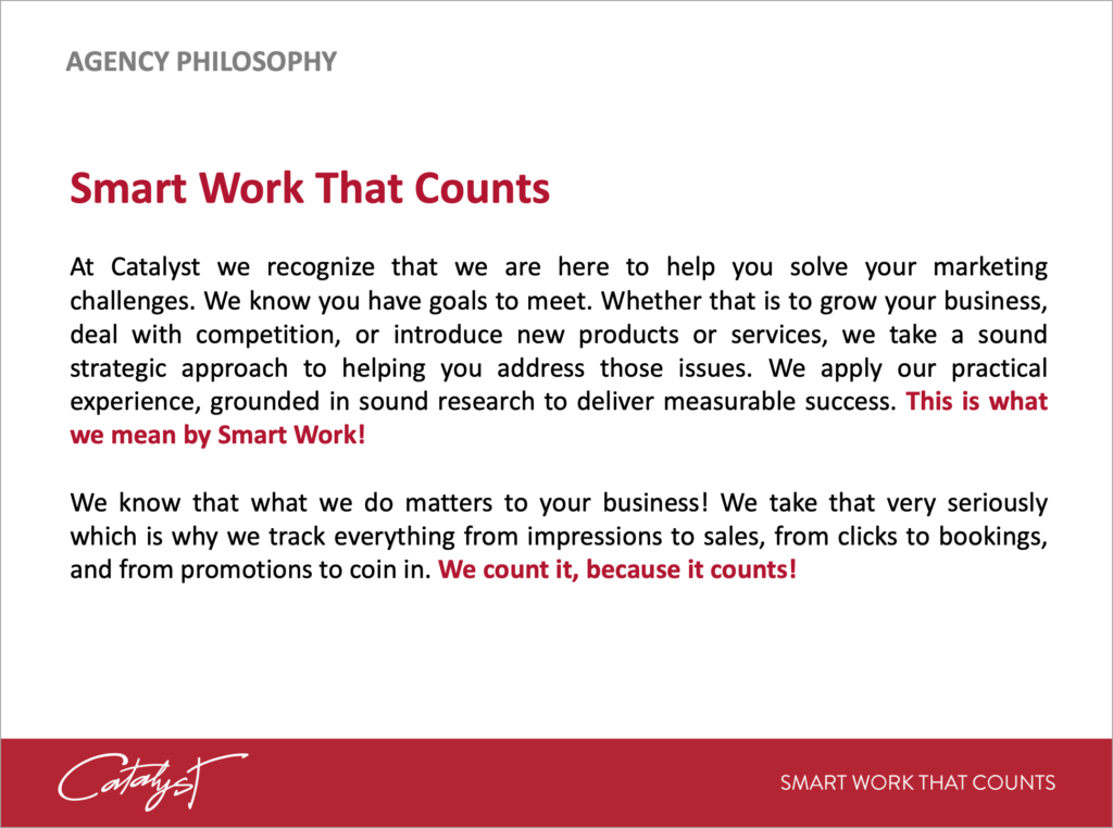 The Five Slides Every Agency Needs | Mercer Island Group