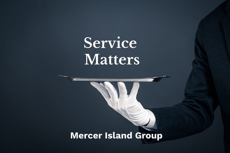 Service matters! | Mercer Island Group