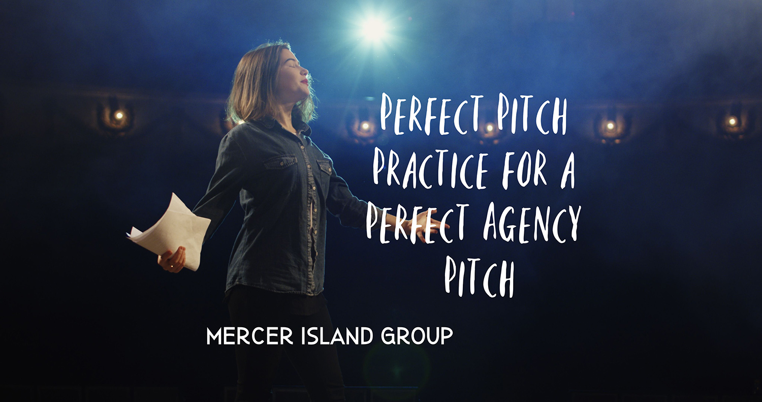 Perfect pitch practice for a perfect pitch | Mercer Island Group